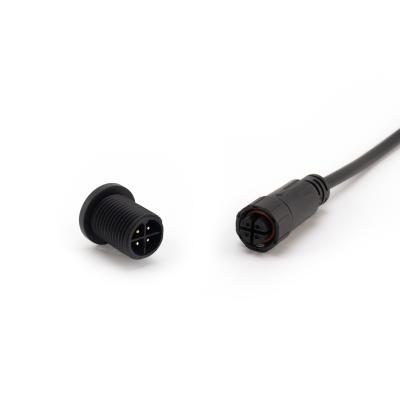 China Electrical Male Female Waterproof Plug Connector IP67 M16 Pvc 250V for sale