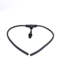 China Industrial PVC Weatherproof 3 Way T Cable Connector IP68 Circular Shape for sale