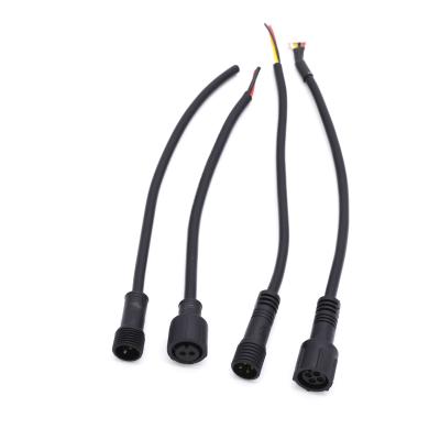 China Female Electrical Waterproof Plug Connector M12 3 Pin 2.5mΩ Contact Resistance for sale
