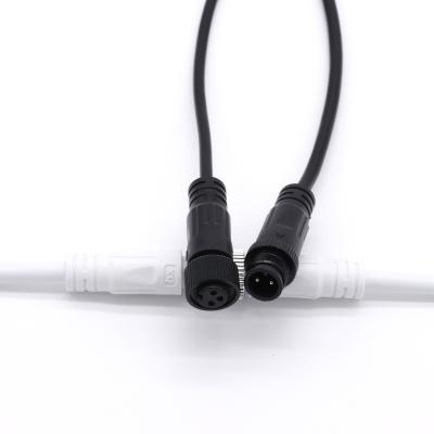 China Metal Waterproof Wire Harness , Ip65 Power Connector M12 6 Pin for sale