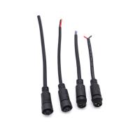 China Black Circular Male Female Screw Connector IP67  Nylon  Industrial for sale