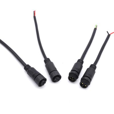 China Outdoor Screw Waterproof Connector IP67 M16 2 Pin Aviation Plug for sale