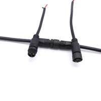 China Outdoor Three Core Cable Connector , M16 PA66 Nylon Wire Connector for sale