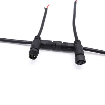 China Outdoor Three Core Cable Connector , M16 PA66 Nylon Wire Connector for sale
