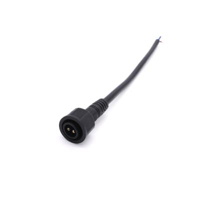 China Circular Terminal Screw Waterproof Connector IP66 2 Pin For LED Lighting for sale