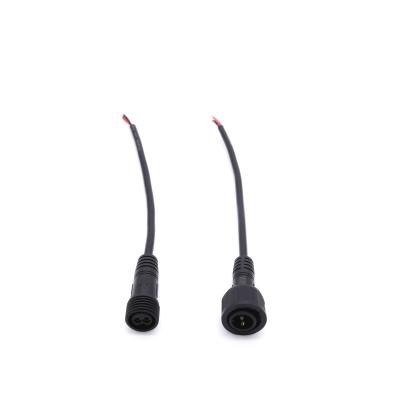 China Flexible Screw Waterproof Connector PVC  M14  Cable Use With 2 Core for sale