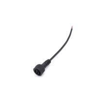 China Black Waterproof LED Light Cable Connector M14  Screw Type 6A Cuurent Rating for sale