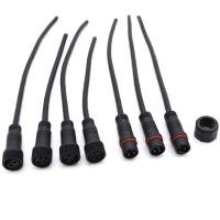 China Power PVC Screw Waterproof Connector IP67 M18 Male Female Gender for sale