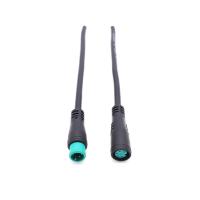 China Plastic Waterproof LED Light Connectors , M8 5 Pin Female Connector IP65 for sale