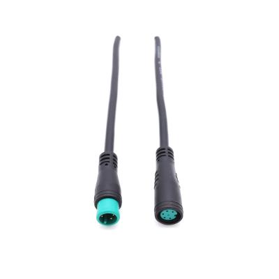 China Plastic Waterproof LED Light Connectors , M8 5 Pin Female Connector IP65 for sale
