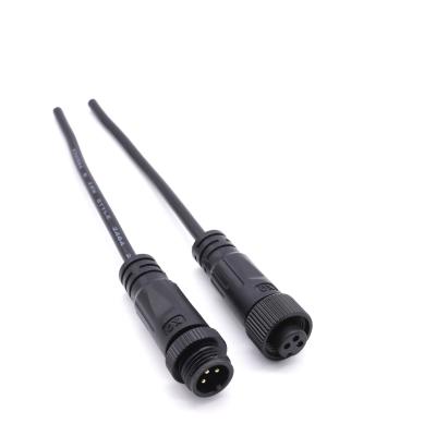 China Electrical IP68 Waterproof Circular Connectors M12 4 Pin For Cable for sale
