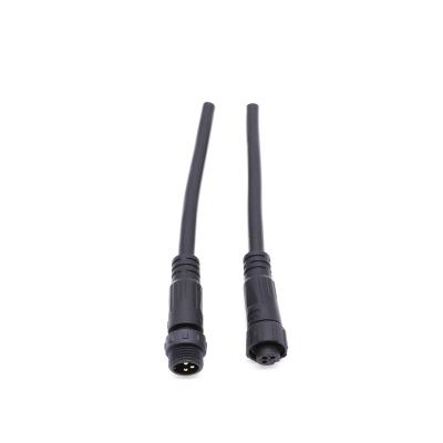 China Waterproof Push Lock Wire Connectors , Plastic M12 6 Pin Connector for sale
