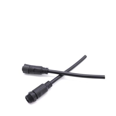 China Outdoor Waterproof Power Connector M16 3 Pin Nylon  CCC Certified for sale
