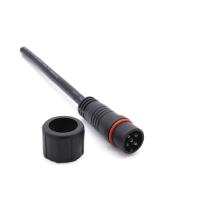 China Customized Waterproof Power Cable Connector , 4pin Waterproof Ac Power Connector for sale