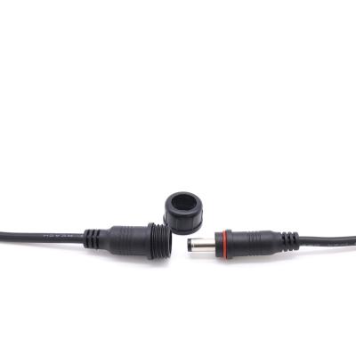 China Waterproof DC Cable Connectors 2 Pin 2A Current Rating RoHS Certified for sale