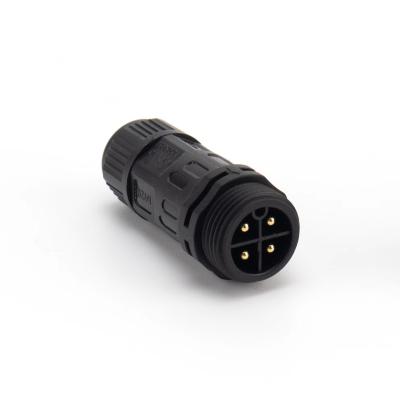 China Electrical  Screw Waterproof Power Connector 2 Pin M20 20A Male Female for sale