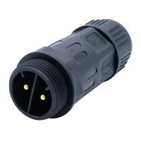 China Customized Nylon Plug IP68 Panel Mount M25 Screw Assembly Outdoor Lighting Connectors for sale
