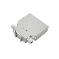 China 6-Port Metal Dinrail Mountable Fiber Optic Din Rail Terminal Box for sale