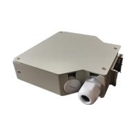 China 12 Core Cold Rolled Steel Fiber Optic Din Rail Terminal Box With Lc Duplex Adapter for sale