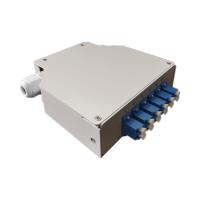 China 12 Core Cold Rolled Steel Fiber Optic Din Rail Terminal Box With Lc Duplex Adapter for sale