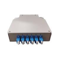 China 12 Core Cold Rolled Steel Fiber Optic Din Rail Terminal Box With Lc Duplex Adapter for sale