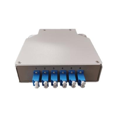 China 12 Core Cold Rolled Steel Fiber Optic Din Rail Terminal Box With Lc Duplex Adapter for sale