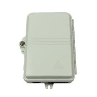 China 6Port Fiber Optic Terminal Box SC APC/UPC SM SX PC+ABS Light Grey For Telecom for sale
