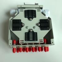 China 12 Port Din Rail Mounted Fiber Optic Din Rail Terminal Box With St Adapter for sale