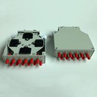 China 12 Port Din Rail Mounted Fiber Optic Din Rail Terminal Box With St Adapter for sale