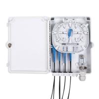 China 8Port Fiber Optic Terminal Box IP-66 Protection Level SM SC Wall Pole Mount for sale