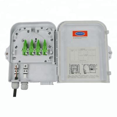 China Fiber Optic Terminal Box 8Port Indoor Outdoor SC APC/UPC SM Simplex for sale