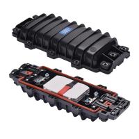 China 96 Core 3in 3out Horizontal Type Aerial Fiber Optic Access Terminal Splice Joint Closure for sale