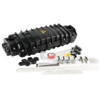 China 144 Core Horizontal Fiber Optical Cable Splice Closure 2in 2out Inline Closure for sale