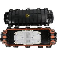 China 144 Core Horizontal Fiber Optical Cable Splice Closure 2in 2out Inline Closure for sale