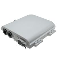 China Fiber Optic Terminal Box 8Core SM/DX SC/LC/ST/FC Light Gray/Black IP 66 for sale