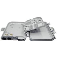 China Fiber Optic Terminal Box 8Core SM/DX SC/LC/ST/FC Light Gray/Black IP 66 for sale