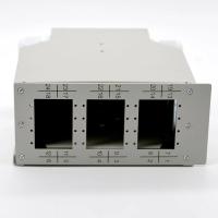 China Fiber Optic DIN Rail Terminal Box Cold Roll Steel 12 Port 24core to 48Core for sale