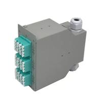 China 12 Port LC Quad Adapter 48Core Fiber Optic DIN Rail Terminal Box for sale