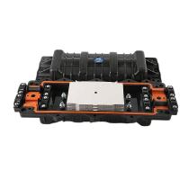China Inline Type 96Core Fiber Optical Splice Closure 4port Joint Enclosure 2in 2out for sale
