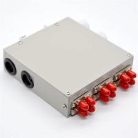 China 12core Fibre Optic DIN Rail Mount Enclosure  With St Duplex Adapter for sale