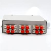 China 12core Fibre Optic DIN Rail Mount Enclosure  With St Duplex Adapter for sale