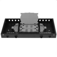 China Fixed Rack Mount ODF Fiber Optic Patch Panel 1U 12 Port with Adapter panel for sale