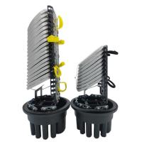 China Outdoor Aerial 288 core Fiber Optic Joint Enclosure 6in 6out Dome Splice Closure for sale