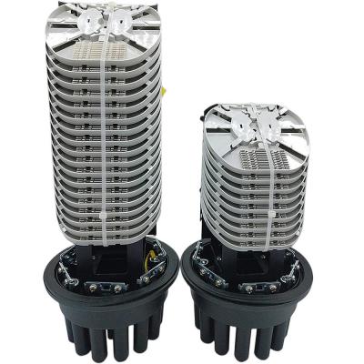 China Outdoor Aerial 288 core Fiber Optic Joint Enclosure 6in 6out Dome Splice Closure for sale
