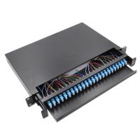 China ODF 24 Port Fiber Optic Patch Panel Enclosure Box 24Core Drawer Joint for sale