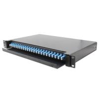 China ODF 24 Port Fiber Optic Patch Panel Enclosure Box 24Core Drawer Joint for sale
