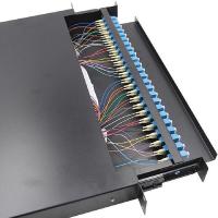 China ODF 24 Port Fiber Optic Patch Panel Enclosure Box 24Core Drawer Joint for sale