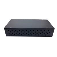 China Cold Roll Steel Rack Fiber Optic Patch Panel 0.8mm Thick 2U FC Adapter for sale