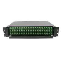 China 19 Inch 2U Rack Mount Enclosure ODF 72 Core Fiber Patch Panel Sliding Type for sale