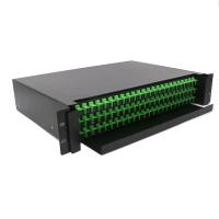 China 19 Inch 2U Rack Mount Enclosure ODF 72 Core Fiber Patch Panel Sliding Type for sale